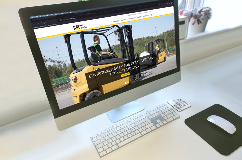 Cat Lift Trucks websites – VAPA Creative Ltd